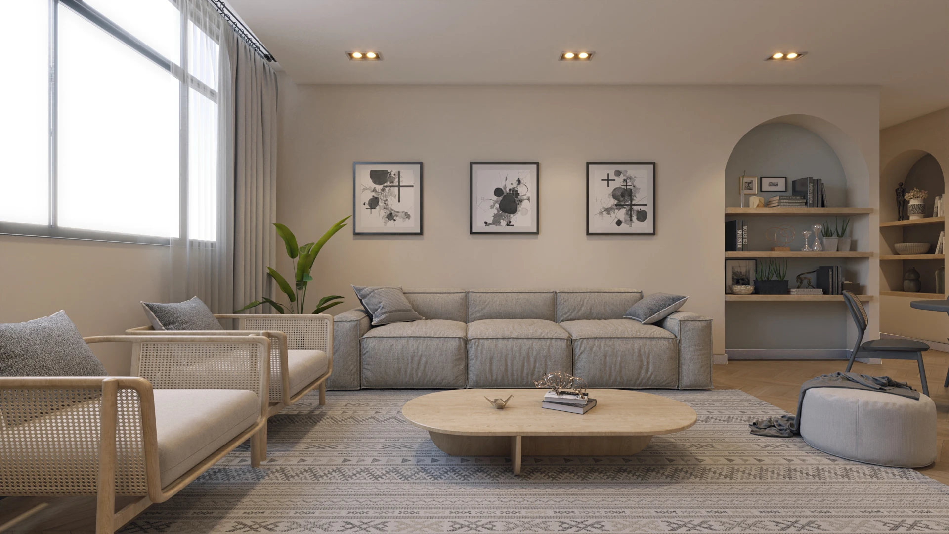 Minimalist Apartment Finishing, Ethiopia | Interior Design Project in ...